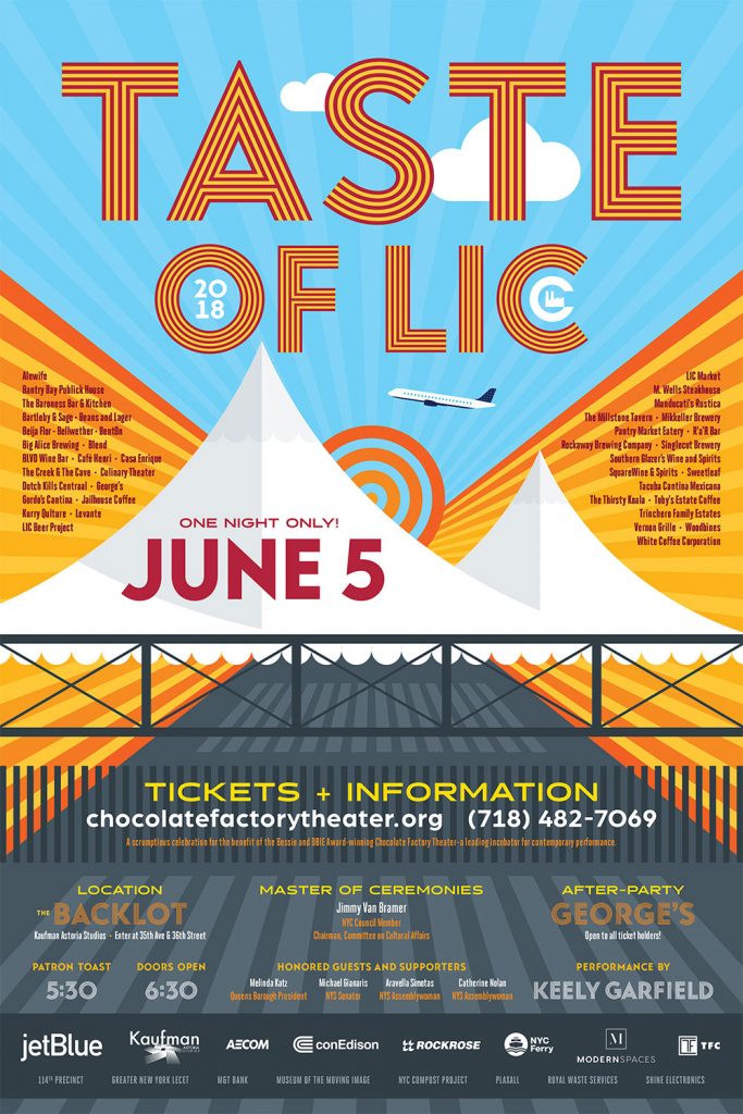 13th Annual Taste of LIC – Chocolate Factory Theater